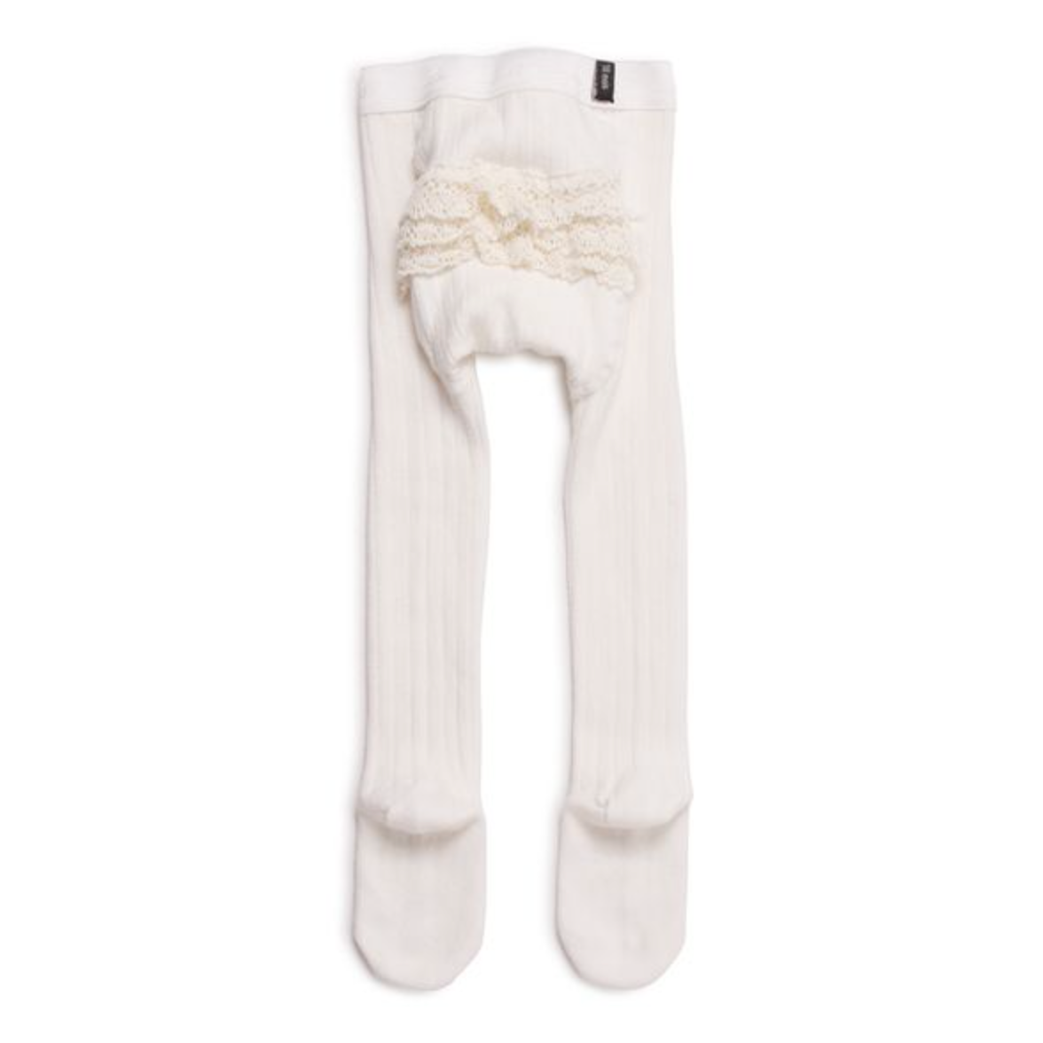 Colombe Ruffle Tights // Blanc Neige PREORDER – Wunderkin Co.